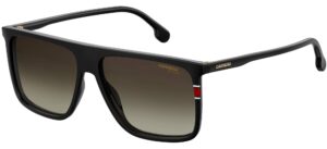 carrera 172/s sunglasses ca172s-0807-ha-5814 - black frame, brown gradient lenses, lens diameter