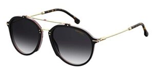 carrera modern round sunglasses, multicoloured (blk havan), 55