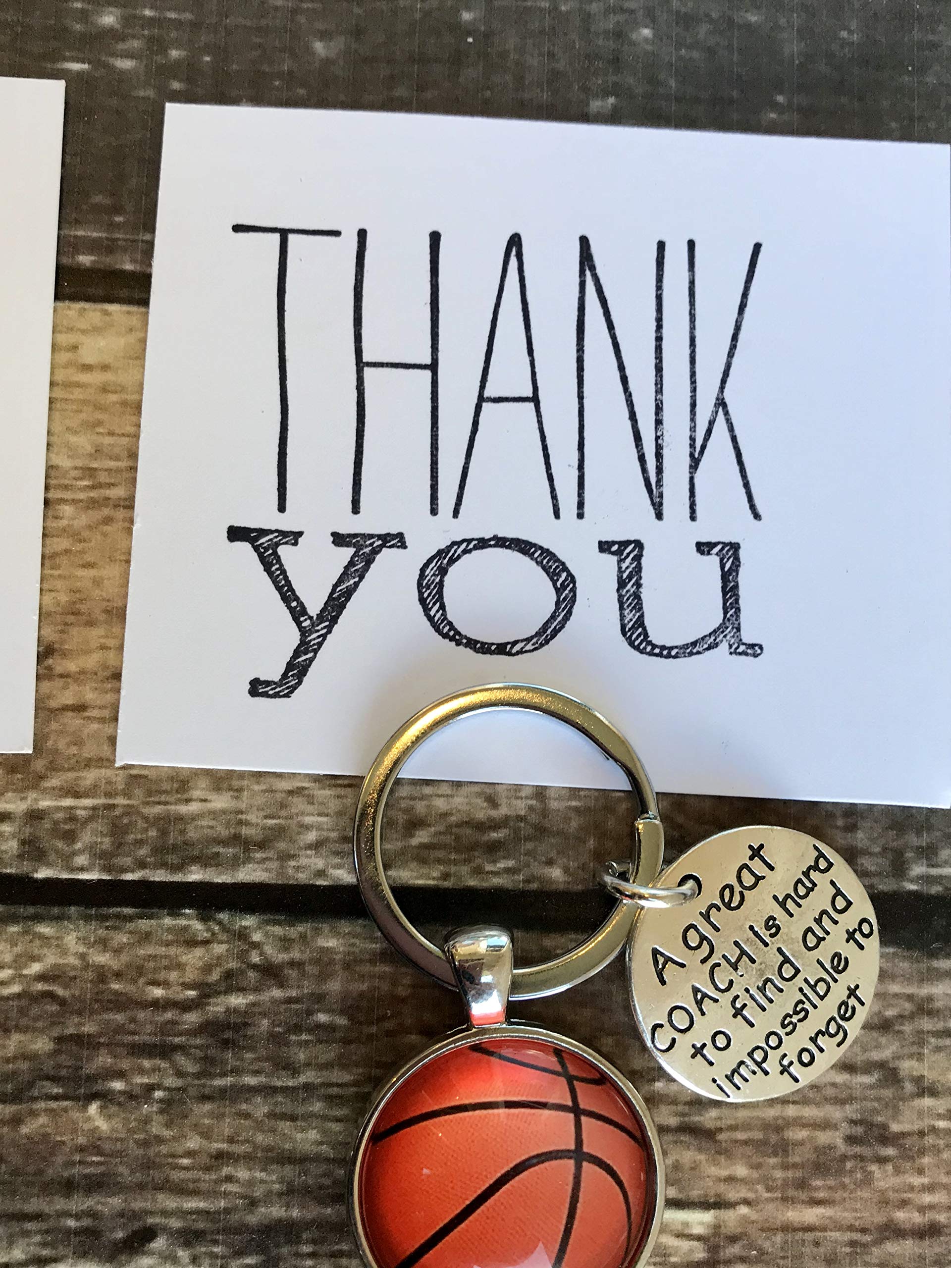 Harper Olivia PACK OF 3 Basketball Coach Appreciation KeyChain with Gift Packaging for your Coach gifts for Basketball coach multipack team gift! Great for multiple coaches for basketball player