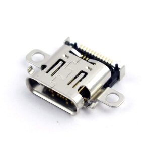 veanic replacement type-c charging port charger power socket connector for switch ns console