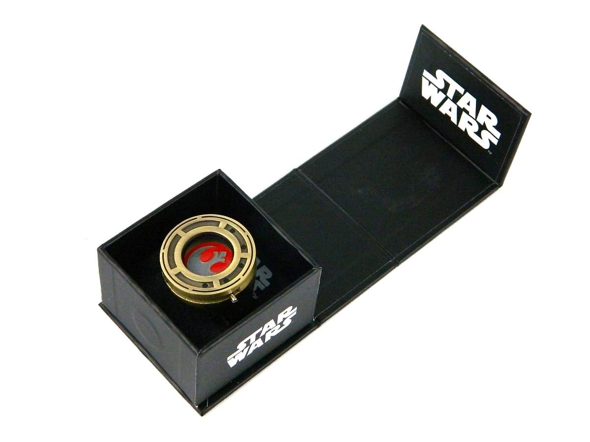 STAR WARS The Last Jedi Rose Tico's Prop Replica Resistance Ring with Shutter- Size 7