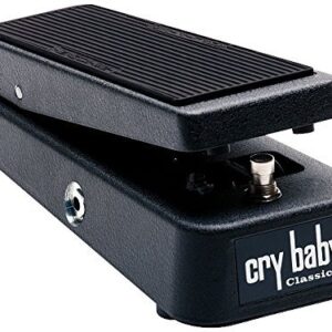 Dunlop GCB95F Cry Baby Classic Wah Pedal Bundle with 2 MXR Patch Cables and Dunlop Pick Pack