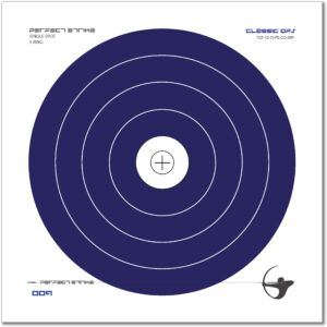 perfect strike archery targets. classic ops no. 000. archery paper targets. great for practice in the backyard or at the range. (12" x 12" targets) (12)