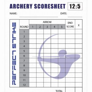 Perfect Strike Archery Targets. Classic OPS No. 000. Archery Paper Targets. Great for Practice in The Backyard or at The Range. (12" x 12" Targets) (12)