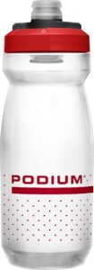 camelbak podium bike water bottle 21oz, fiery red