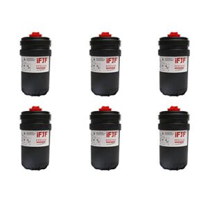 ifjf ff63009 fuel filter for 5303743 replaces ff63008 element fh22168 with replacement for b/l series engine filtration 10 micron dirt holding cap protection fuel system life(set of 6)