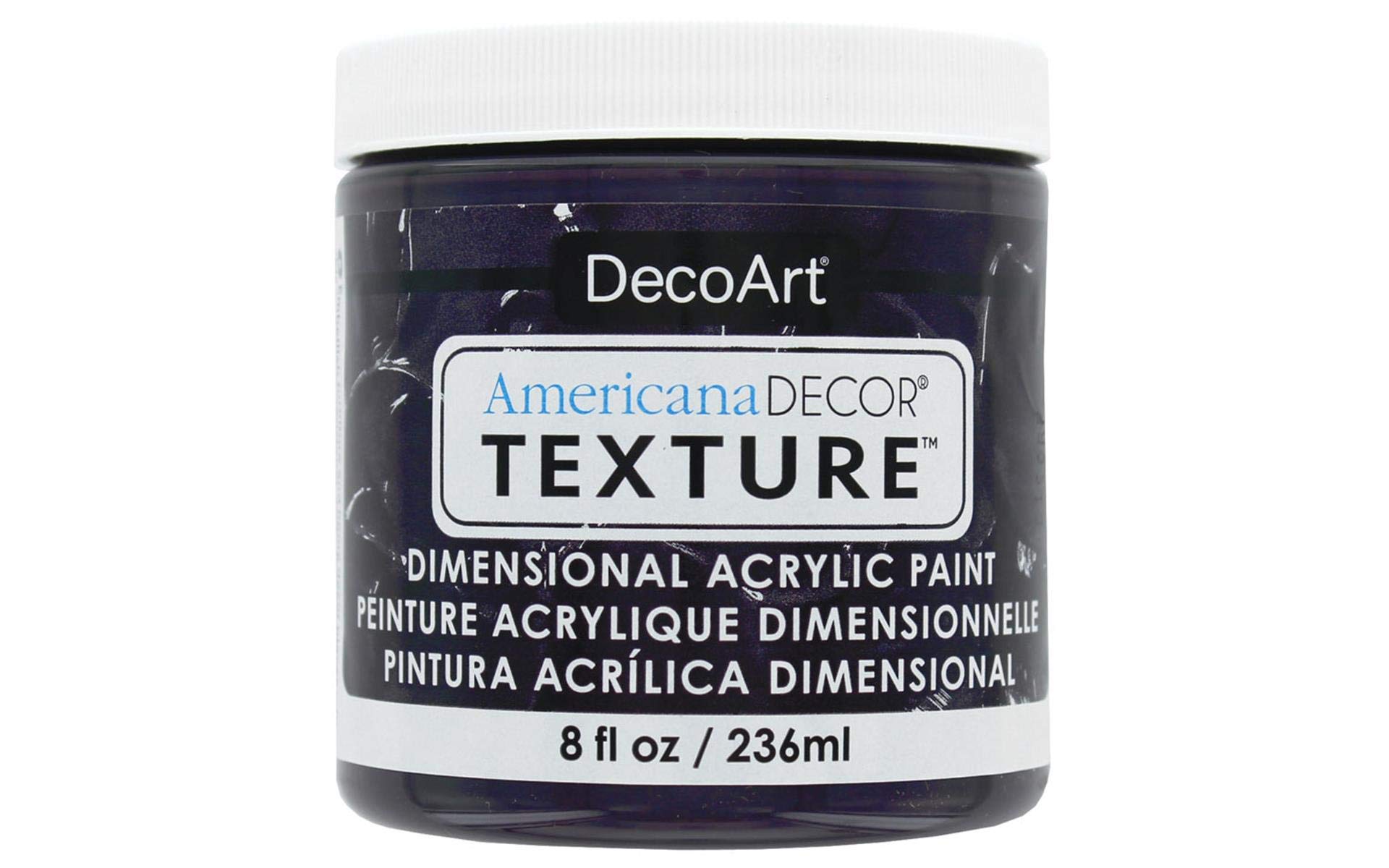 Decoart Texture Acrylics 8oz Deep Plum