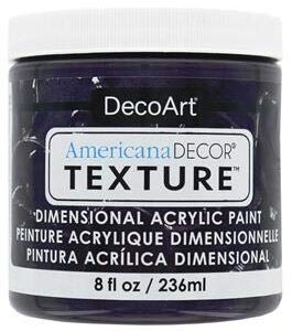 Decoart Texture Acrylics 8oz Deep Plum