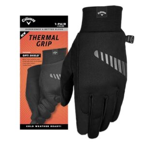 callaway golf thermal grip gloves (2-pack) (standard, medium, 2019)