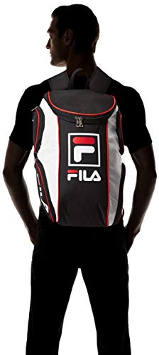 Fila Heritage Tennis Backpack, Black, One Size