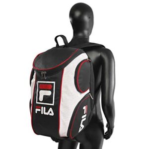 Fila Heritage Tennis Backpack, Black, One Size