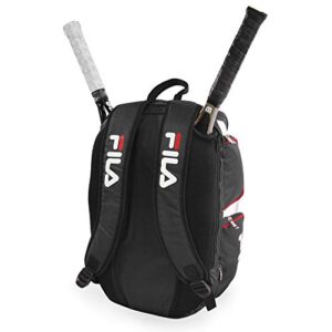 Fila Heritage Tennis Backpack, Black, One Size