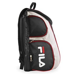 Fila Heritage Tennis Backpack, Black, One Size