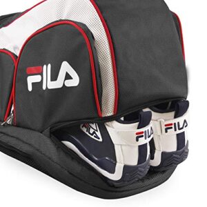 Fila Heritage Tennis Backpack, Black, One Size