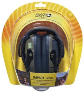 howard leight by honeywell impact sport sound amplification electronic shooting earmuff