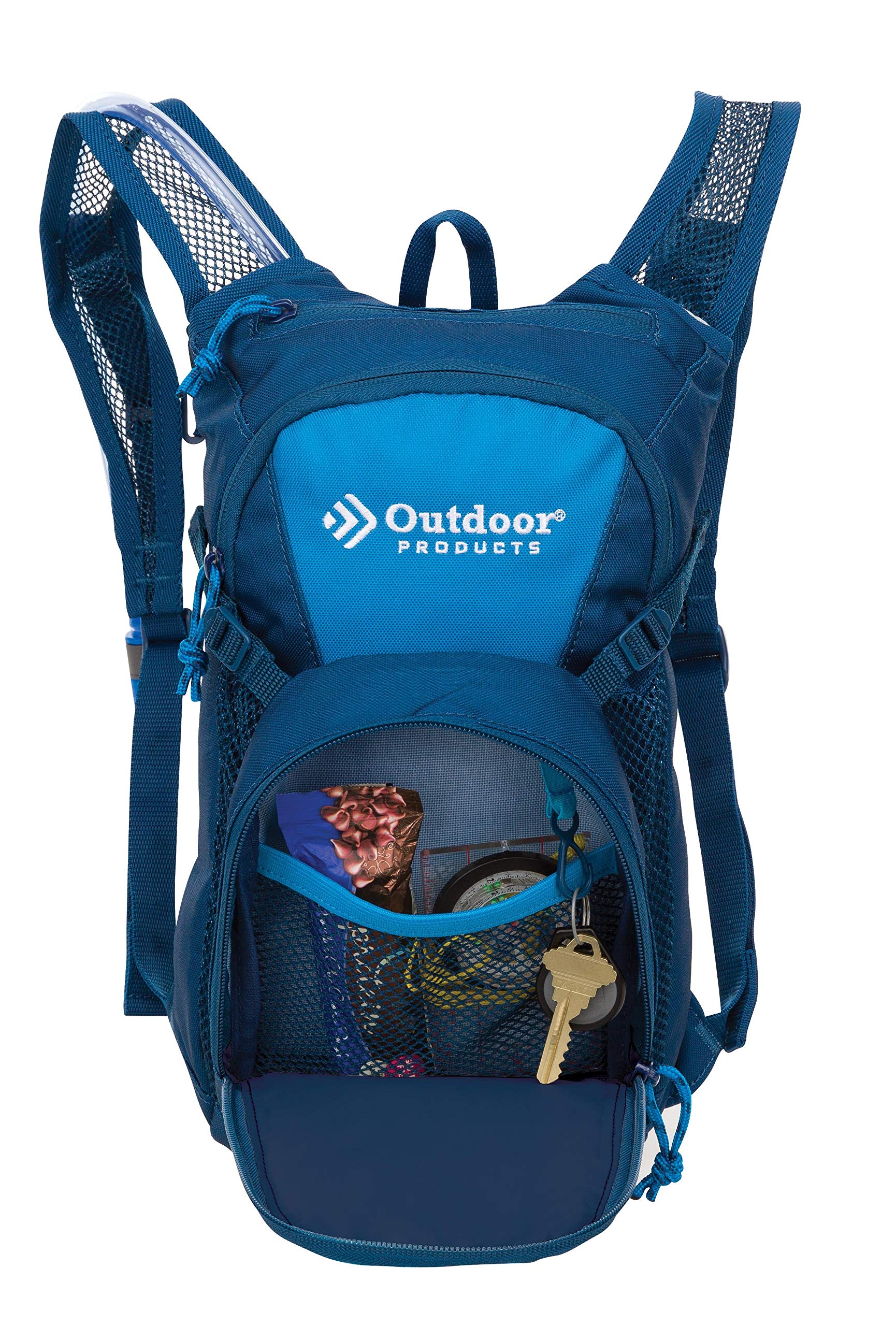 Outdoor Products Tadpole Hydration Pack (Black) (Bright Blue)