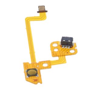 ximimark 2 pcs l button key ribbon flex cable replacement part for nintendo switch joy-con controller buttons cable gai