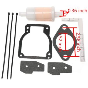 iFJF 18-7750-1 Carburetor Rebuild Kit Replacement for Mercury Mariner Outboard Motor Replaces 1395-8236354