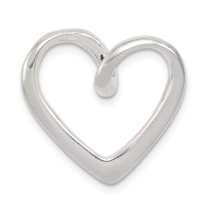 sterling silver heart pendant