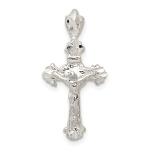 sterling silver inri crucifix pendant