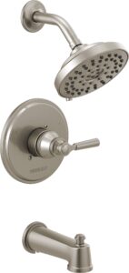 peerless ptt14423-bn westchester tub/shower trim single handle 14s, brushed nickel