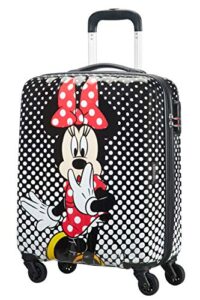 american tourister unisex-adult's children's luggage, multicolour (minnie mouse polka dot), s (55 cm-36 l)