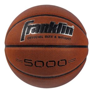 franklin sports 5000 official size 29.5" basketball - tan/black