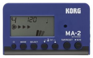 korg ma-2 multi-function digital metronome-black/red (ma2-blbk)