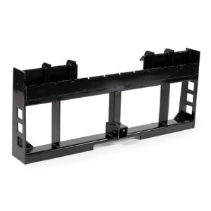 titan attachments 45" skid steer pallet fork frame attachment, rate 4,000 lb, quick tach tractor, 2" receiver hitch