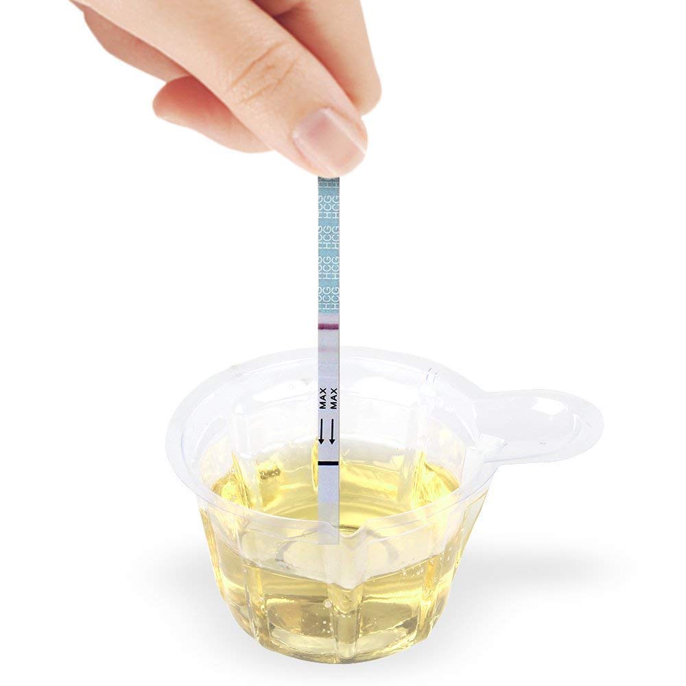 PPX 100 Pack Urine Cups,Plastic Disposable Urine Specimen Cups for Ovulation Test/Pregnancy Test/pH Test Etc. 40ML/1.36 oz