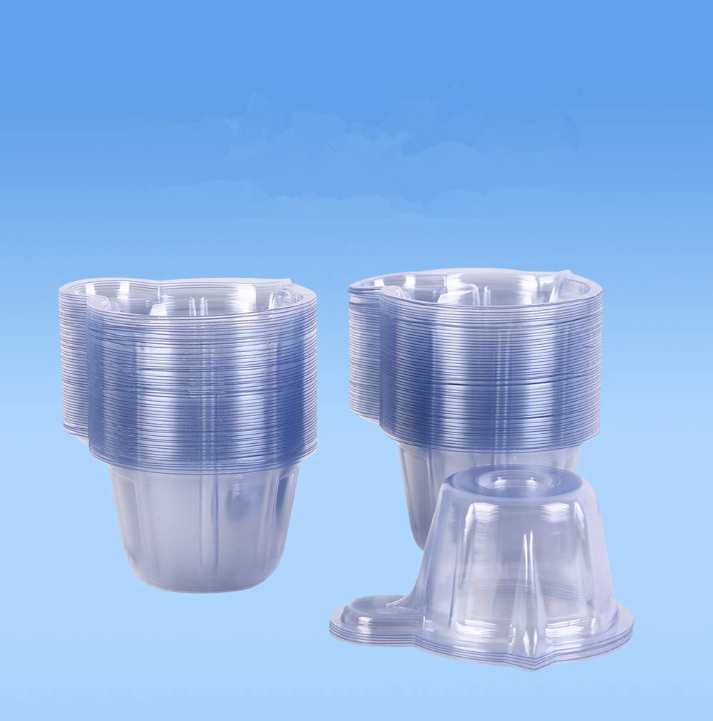 PPX 100 Pack Urine Cups,Plastic Disposable Urine Specimen Cups for Ovulation Test/Pregnancy Test/pH Test Etc. 40ML/1.36 oz