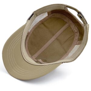 REDSHARKS Quick Dry Caps for Women Waterproof Hat for Men Running XL Beige Khaki