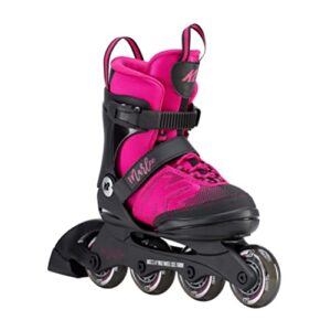 k2 marlee girls/youth inline skates - magenta, 1-5