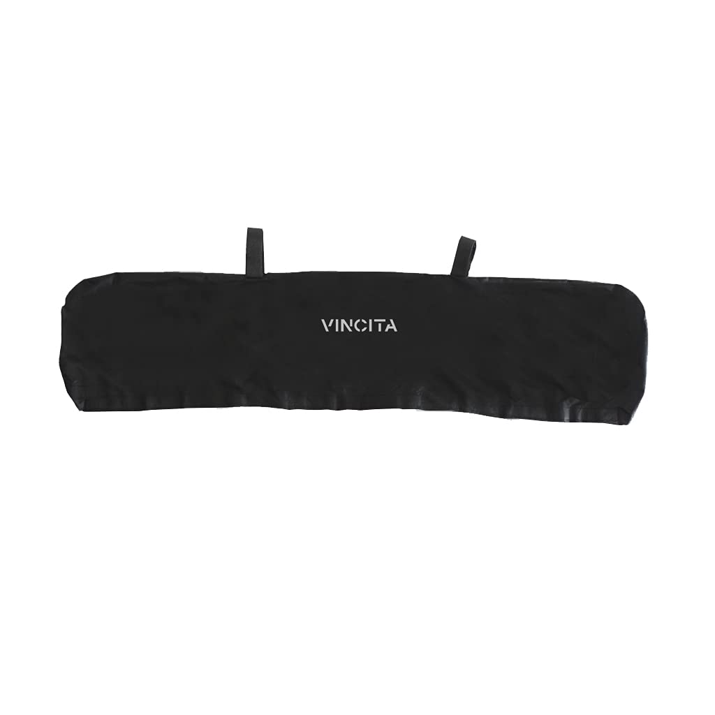 Vincita Water-Resistant Durable Handlebar Rain Cover Red Bike Cover for Mountain Bikes, Folding Bike, E-Bikes, Bikepacking Accessories (Black)