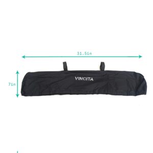 Vincita Water-Resistant Durable Handlebar Rain Cover Red Bike Cover for Mountain Bikes, Folding Bike, E-Bikes, Bikepacking Accessories (Black)