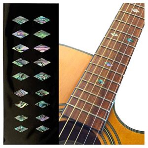 inlaystickers jockomo traditional diamond (avalon mix) position mark guitar bass ukulele inlay sticker