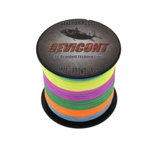 gevicont fishing line braid high power fishing accessories 100% pe 8-strand 300m/328yd 500m/547yd 1000m/1094yd 10lb to 300lb multiple colors for trolling fishing