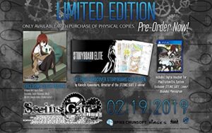 steins;gate elite: limited edition - playstation 4