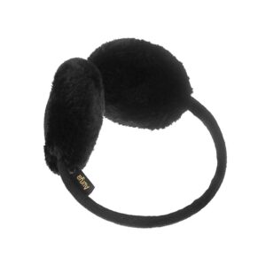 Aurya Kids Classic Ear Warmers/Earmuffs-Winter Faux Fur Warm Ear Muffs for Boys and Girls (Black)