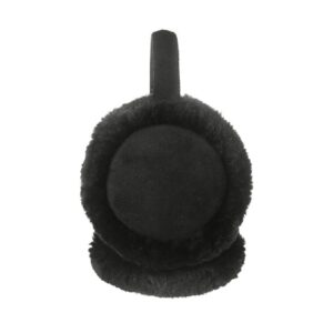 Aurya Kids Classic Ear Warmers/Earmuffs-Winter Faux Fur Warm Ear Muffs for Boys and Girls (Black)