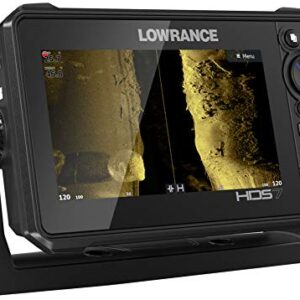 Lowrance HDS-7 LIVE - 7-inch Fish Finder with Active Imaging 3 In 1 Transducer with Smartphone Integration, Live Sonar Compatible, Preloaded C-MAP US Enhanced Mappin