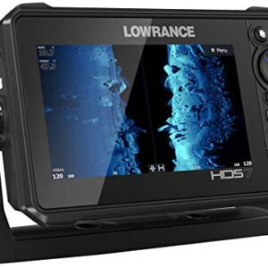 Lowrance HDS-7 LIVE - 7-inch Fish Finder with Active Imaging 3 In 1 Transducer with Smartphone Integration, Live Sonar Compatible, Preloaded C-MAP US Enhanced Mappin