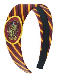 bioworld harry potter headbands for women and girls' hogwarts houses gryffindor slytherin ravenclaw hufflepuff hogwarts (gryffindor)