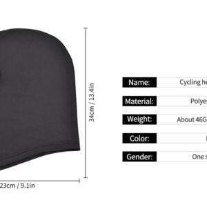 WYSUMMER 3 Hole Full Face Mask, Women Men Thin Balaclava Face Mask for Motorcycle Bike Hunting Cycling Cap Ski (Black)