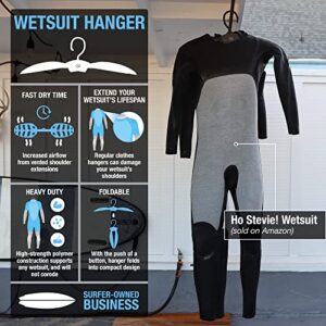 Ho Stevie! Wetsuit Hanger - Fast Dry Folding Vented Hanger for Surfing and Scuba Diving Wet Suits