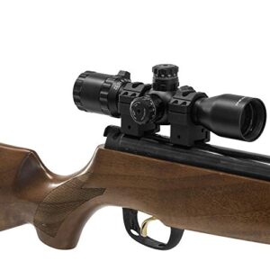 Leapers Inc., UTG BugBuster Riuflescope, 3-12x32mm, 1" Tube, Side AO, Mil-Dot Reticle, DT Rings, Black