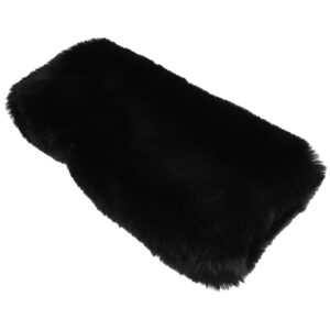 vorcool faux fur hand muffs warm winter muffs for women girls black