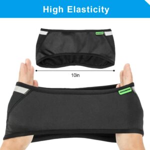 ROCKBROS Fleece Ear Warmers Headband Men Women for Running Cycling Biking Warm Ski Ear Band for Winter Cold Weather