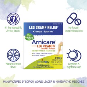 Boiron Arnicare Leg Cramps for Day and Night Relief from Cramping and Stiffness in Feet or Calves - 33 Tablets