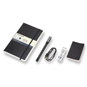 Moleskine Pen+ Ellipse Smart Writing Set Pen & Smart Notebook - Use with Moleskine Notes App for Digitally Storing Notes (Only Compatible with Moleskine Smart Notebooks) Packaging May Vary